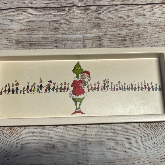 Dr. Seuss | Holiday | Dr Seuss Christmas Grinch Tray | Poshmark